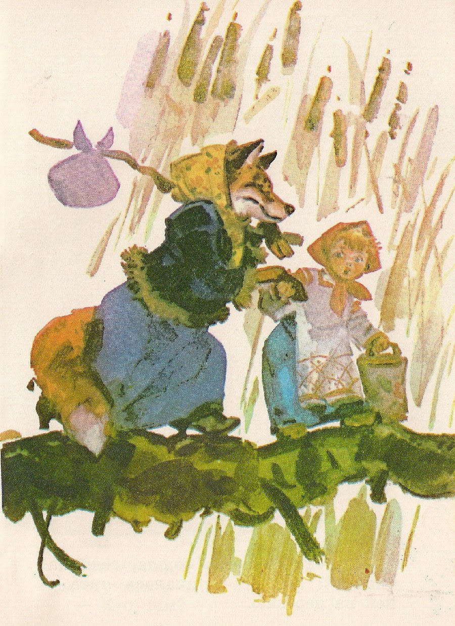 Library things: Fox in Russian book illustrations