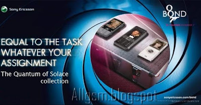 AllGSM: Sony Ericsson prepara o celular do 007