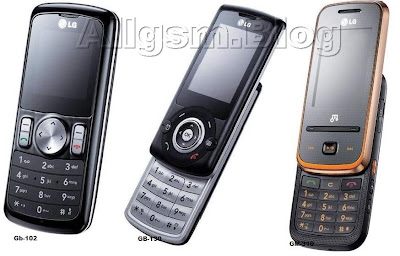 AllGSM: LG vai lançar cinco novos telefones: LG GM310, LG GB250, GB220 ...