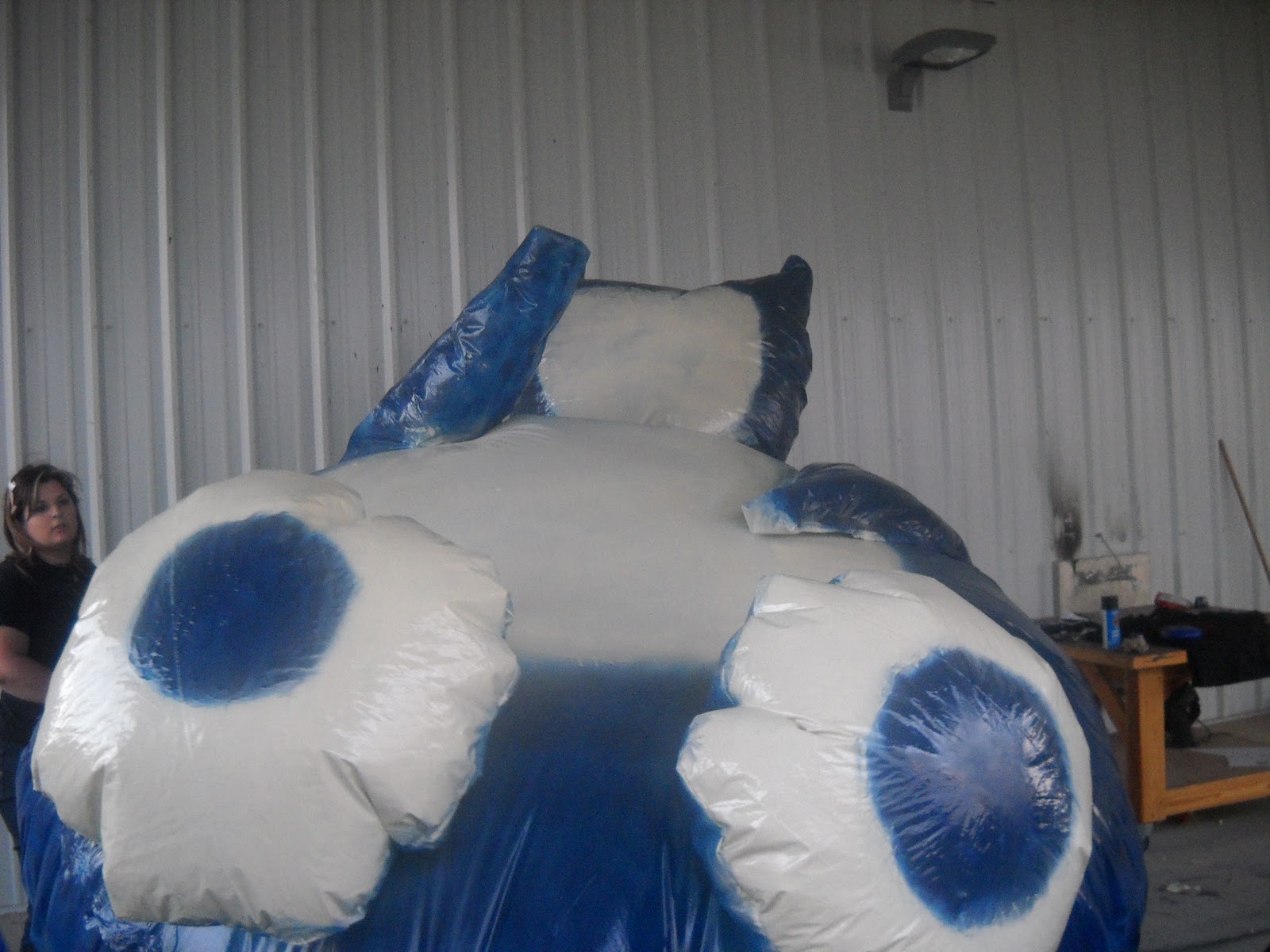 Fred Corbin Wash Blog: Inflatable snorlax