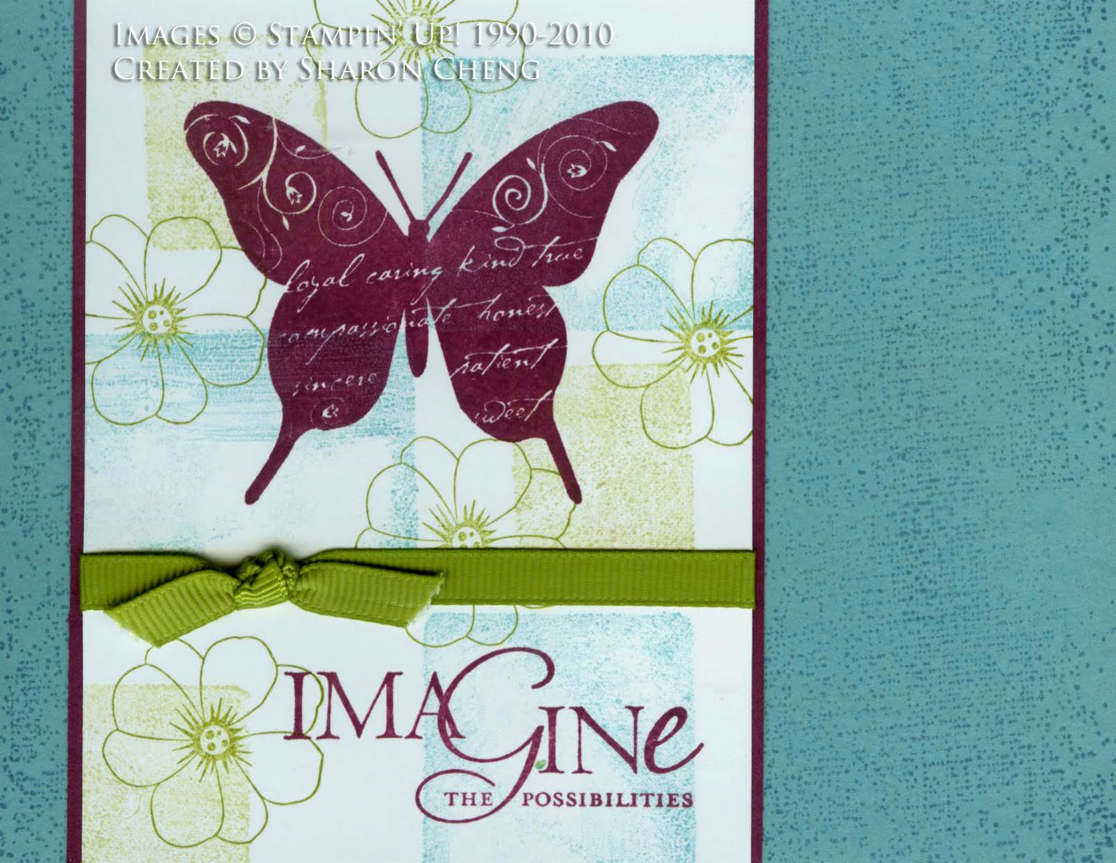 SHARING CREATIVITY and COMPANY: Imagine the Possibilities Card