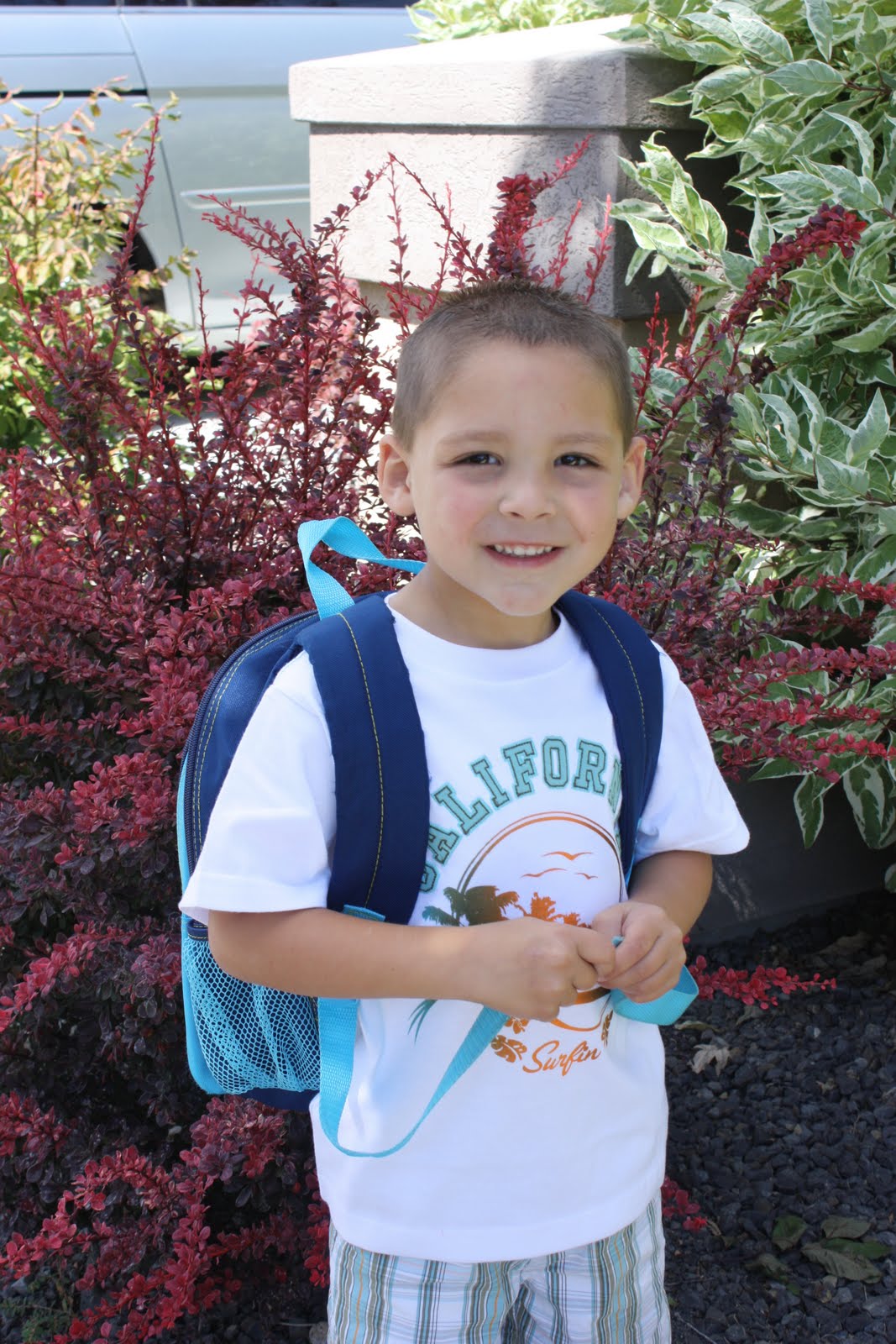 The Grantham Family: First Day of School