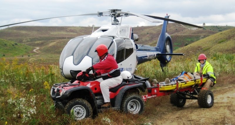 Rescue in mines (degree project): All Terrain Res-Q Trailers