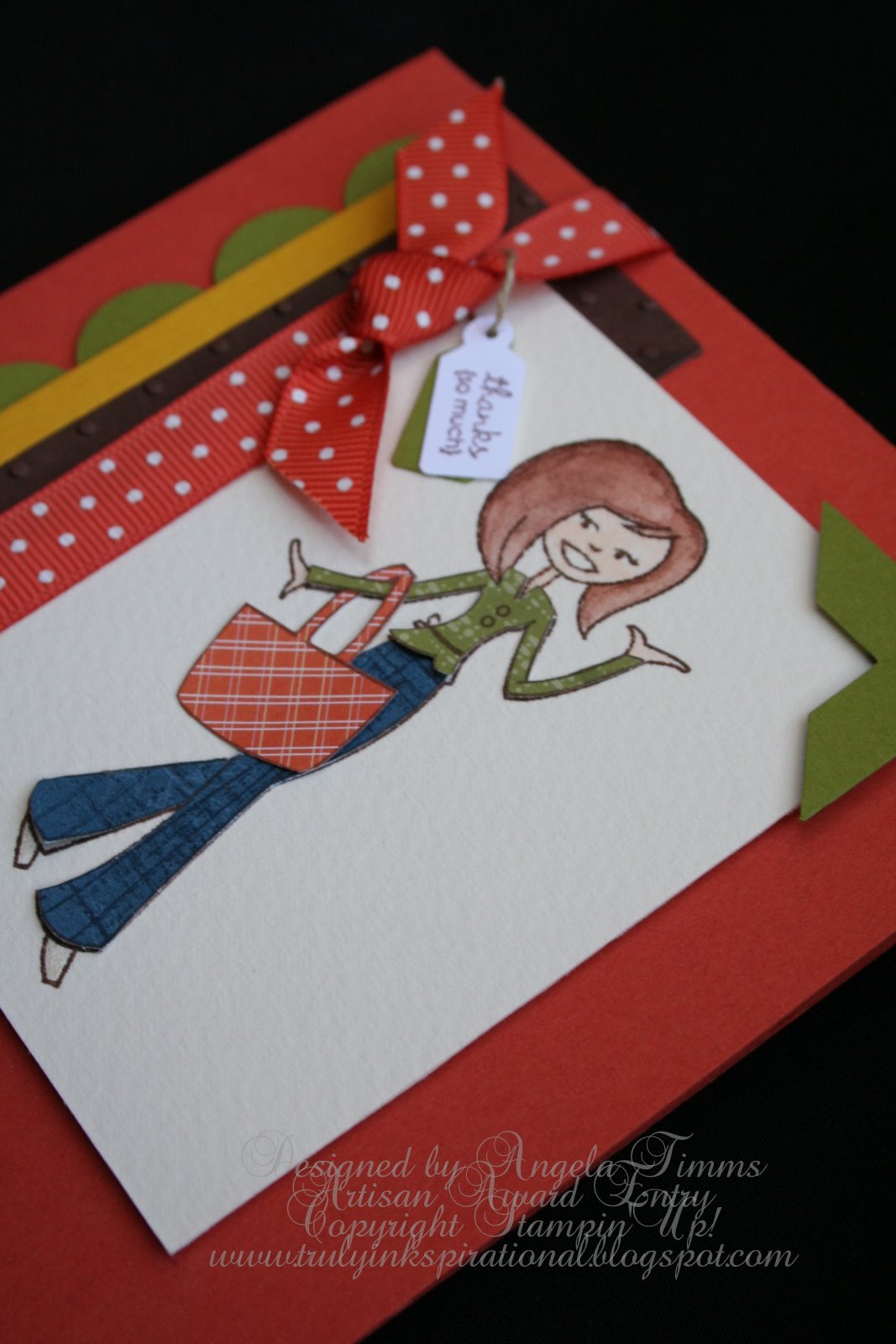 Truly Inkspirational: Artisan Award Project # 5 Totally Tess Card.