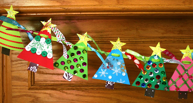 Smart-Bottom Enterprises: Christmas Tree Banner Craft Kit