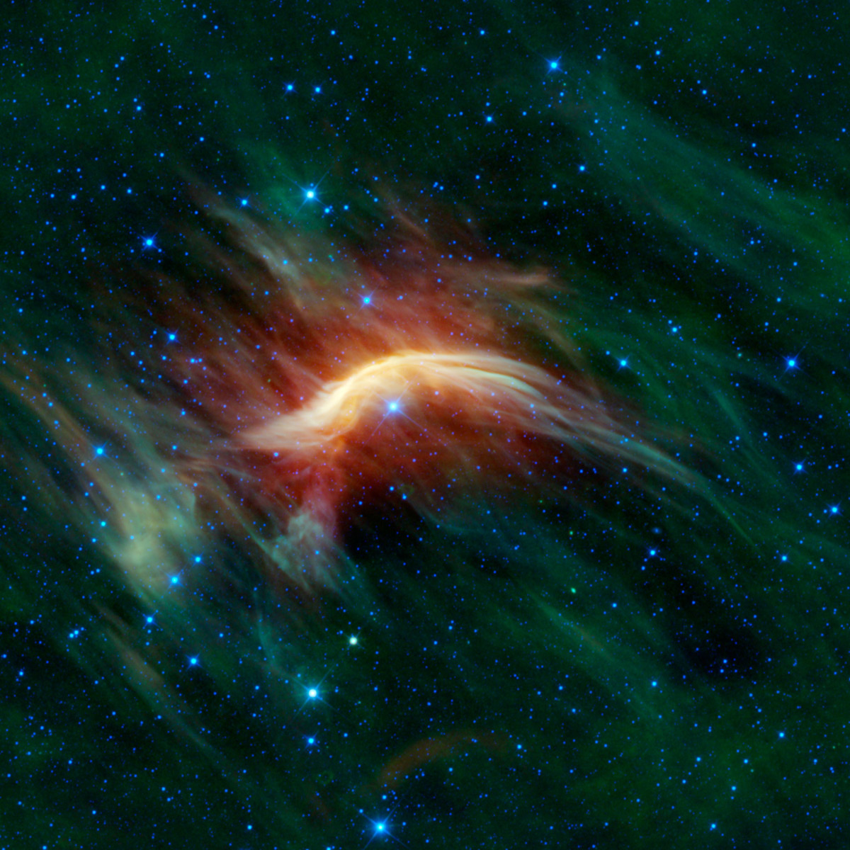 anakupto: Runaway Star Creates Stunning Dust Shockwave | Space Photos ...