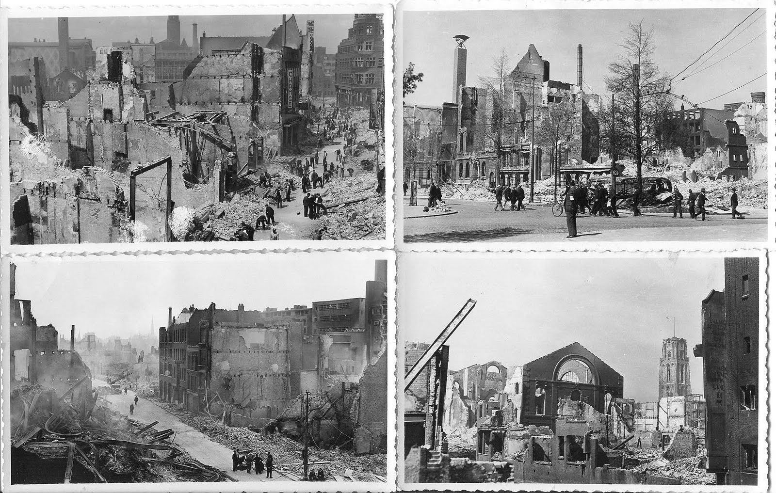 Rotterdam Destijds: Bommen op Rotterdam - 1940