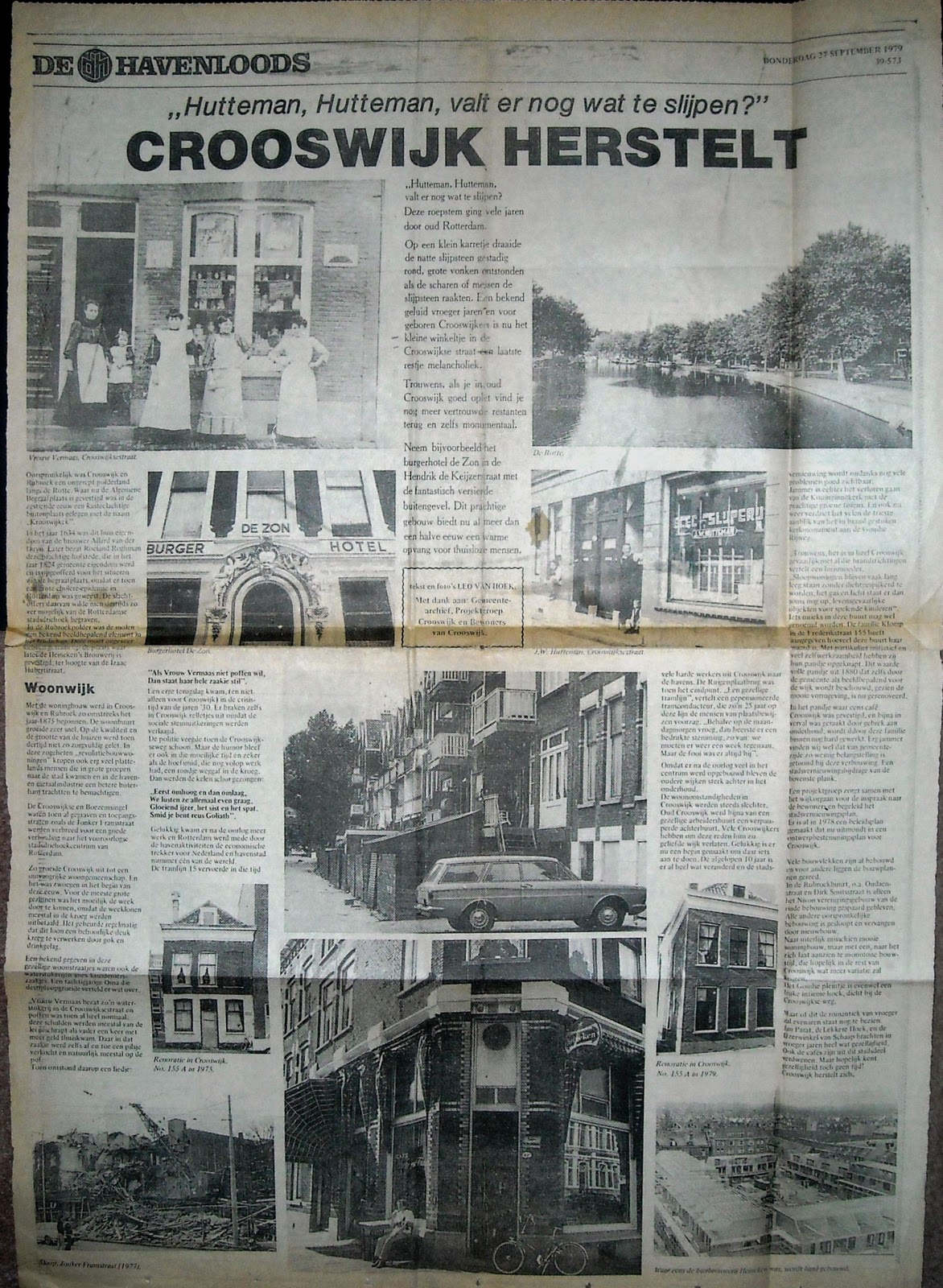 Rotterdam Destijds: Crooswijk en de Oude Goudsebuurt