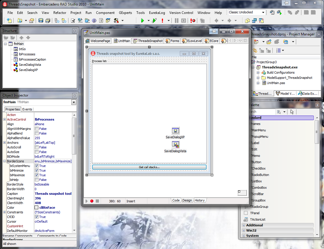 Блог Gunsmoker а Как настроить Delphi 2010 чтобы она выглядела как Delphi 7