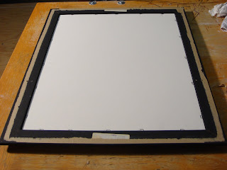 drawings ~ sculptures ~ jewelry: How to Put a Dust Cover on a Frame