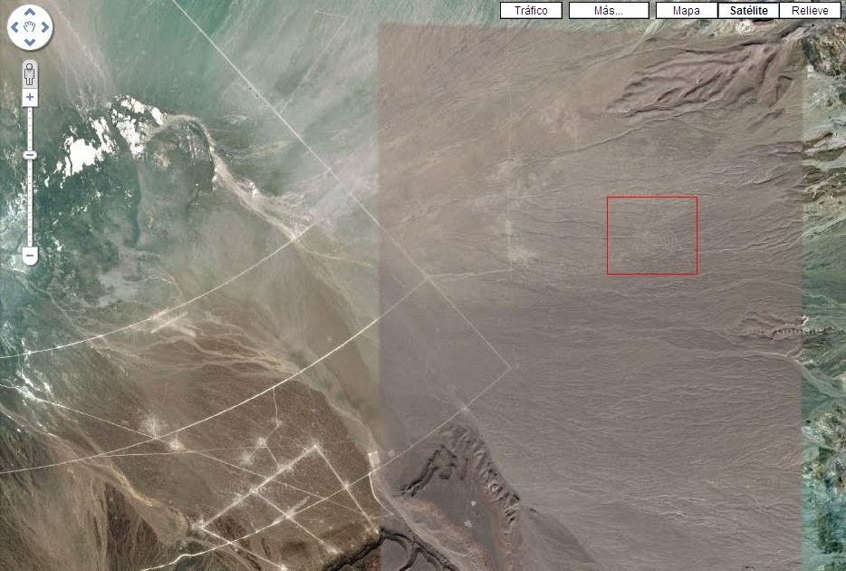 Curioso GMap: Tonopah Test Range: El Area 52