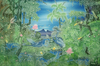 Batik Tulis Mendiro: Pemandangan alam