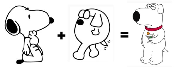 Yamete! News: Snoopy + Dogbert = Brian