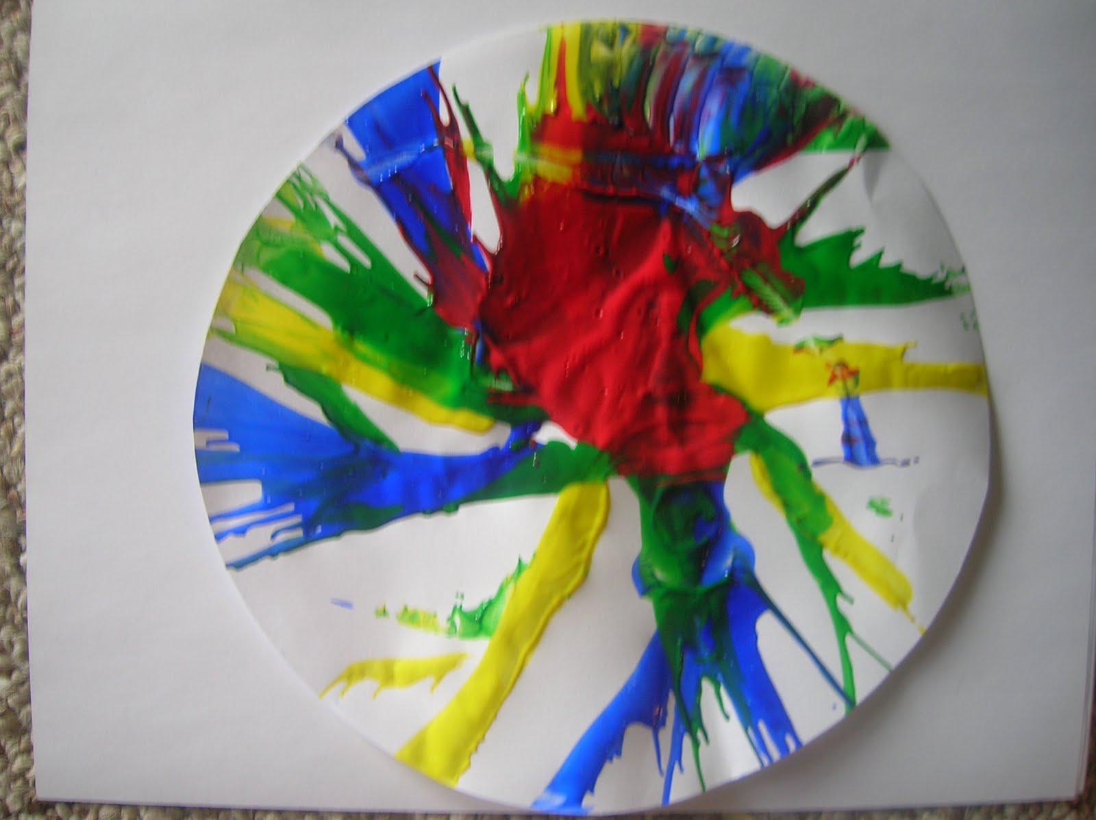 One Crayola Short: Spin Painting