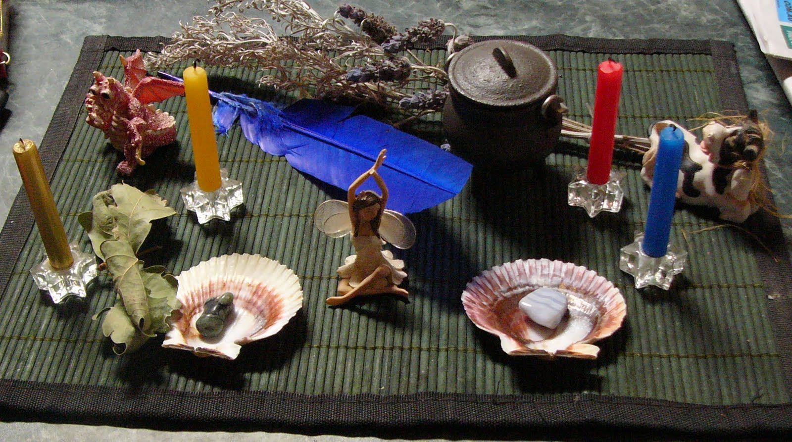A Witch's Path: Litha Altar