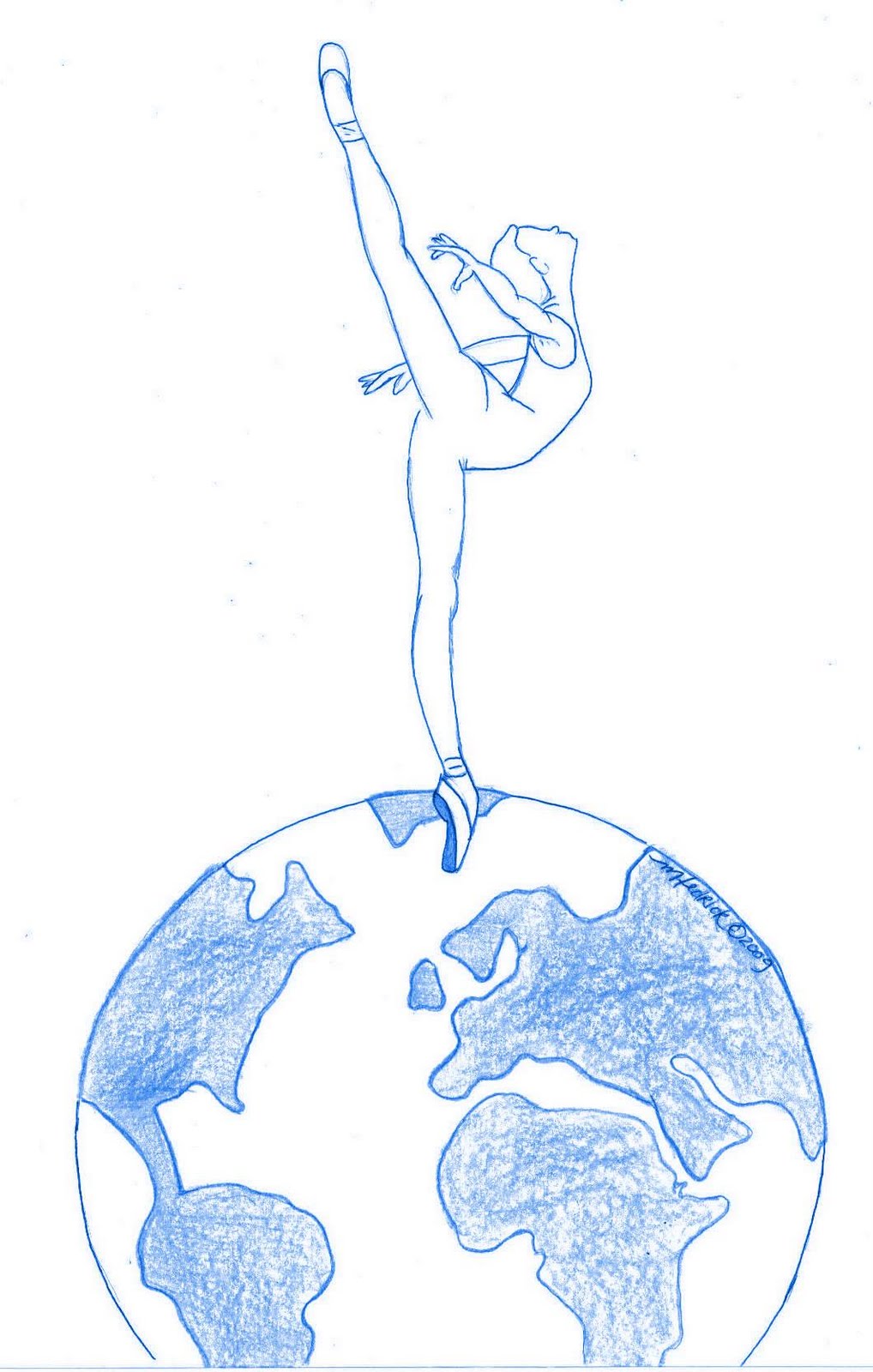 Working on illustrations, designs, crafts & DIY projects...: Dancing ...