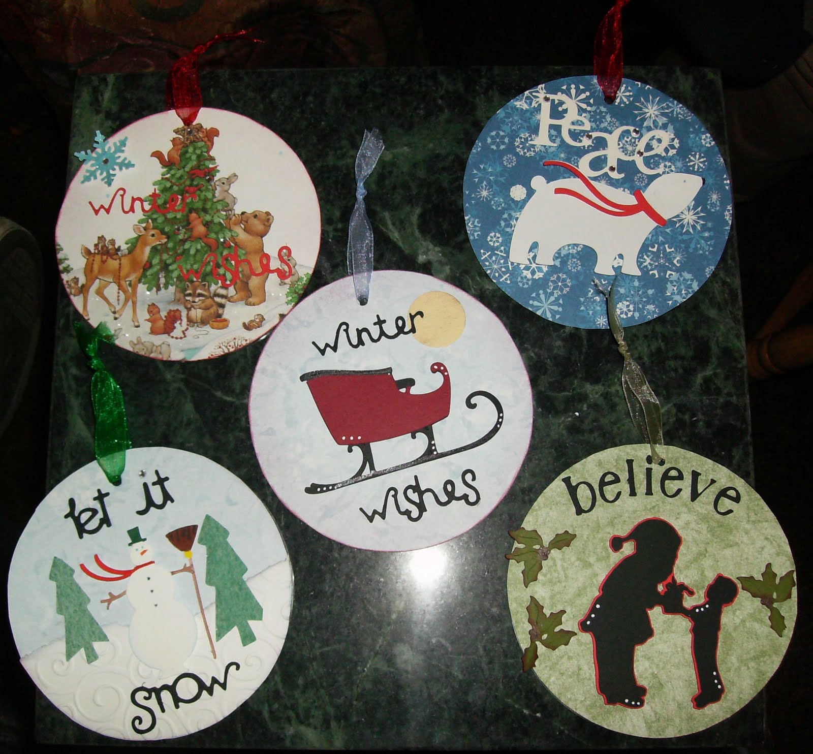 Sheryl's Crafting Corner: More CD hanging decoration/ornaments