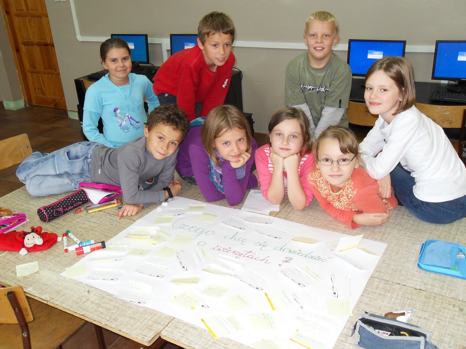 My favourite animal: The Polish children started the project work