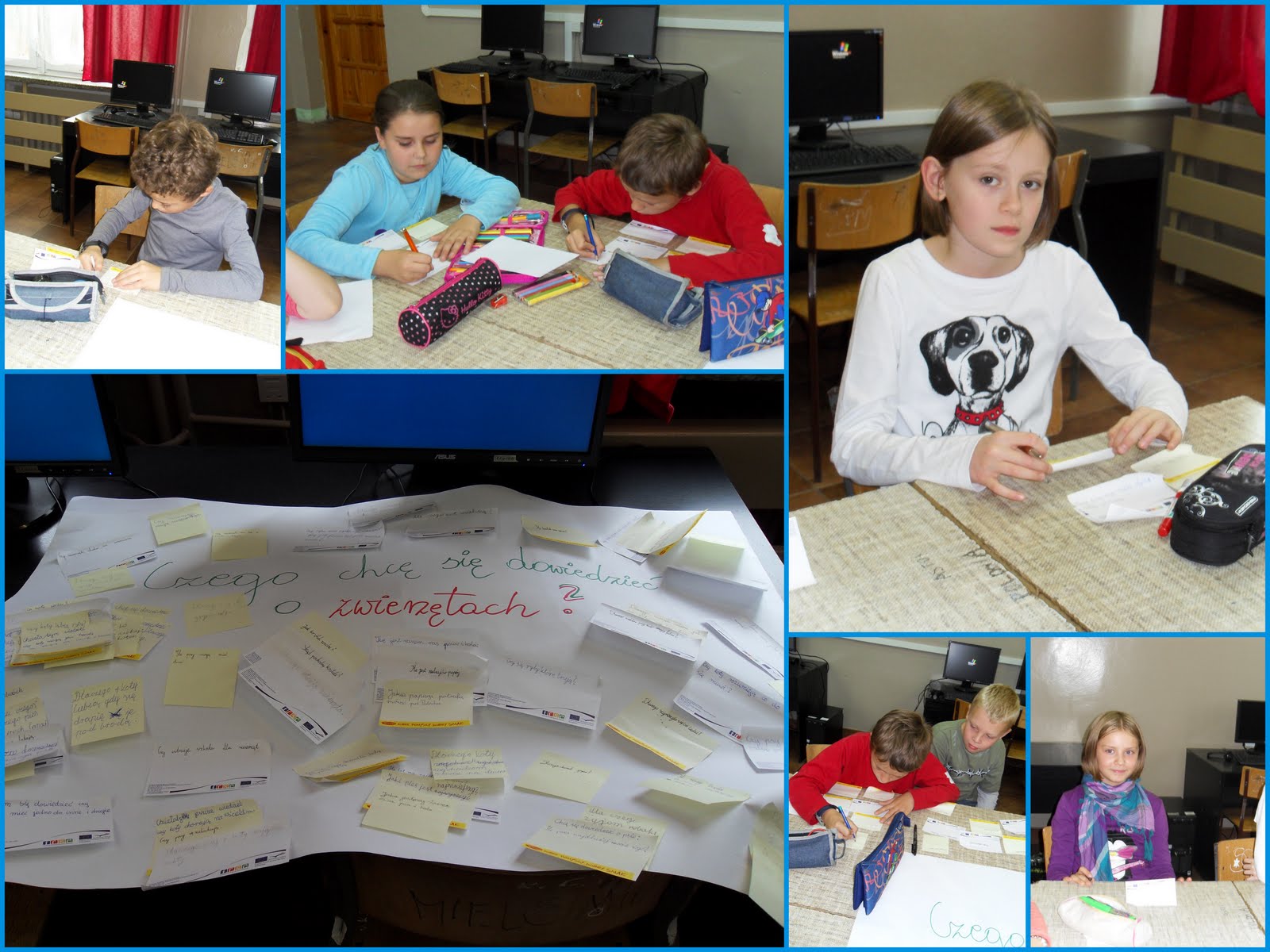 My favourite animal: The Polish children started the project work