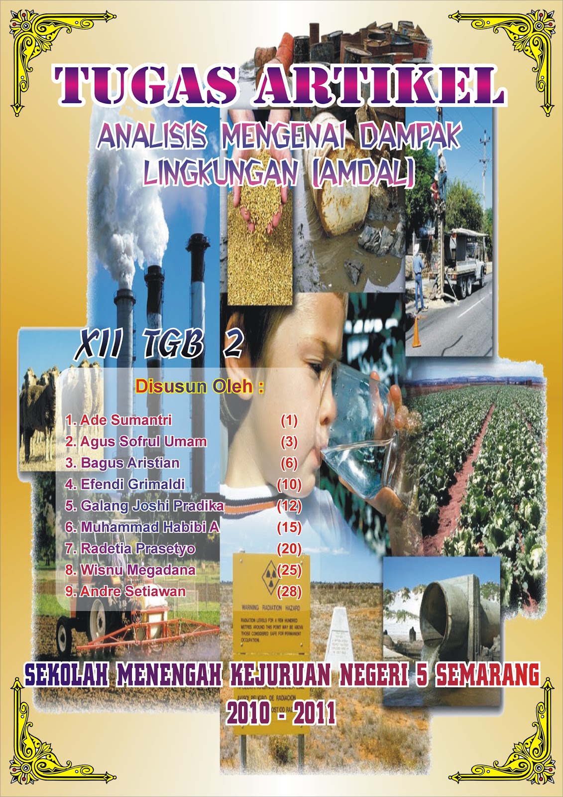 Efendi Grimaldi: Cover AMDAL