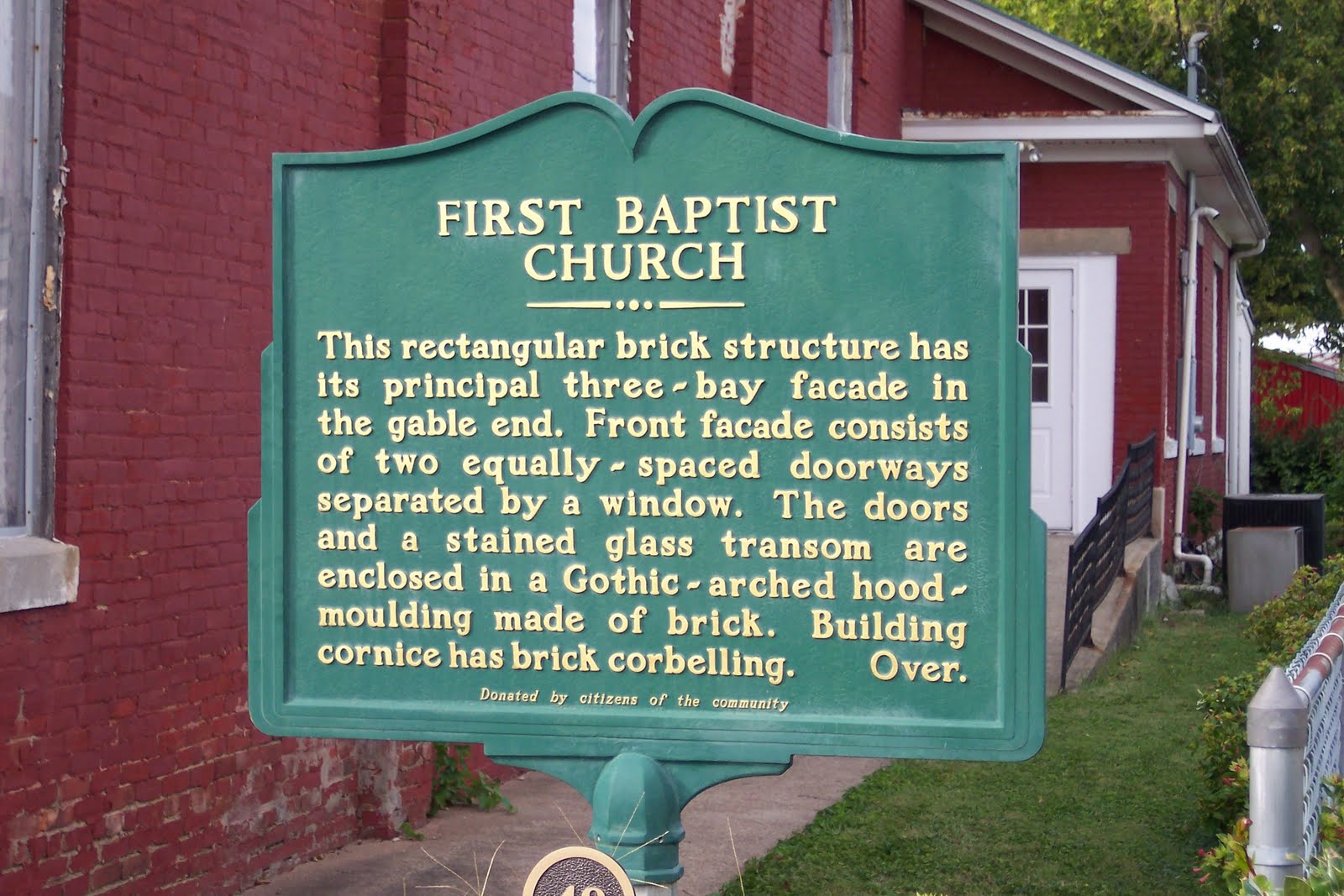 James Harrod Trust: Centennial Baptist Church - First Baptist Church