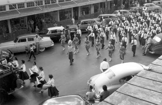 Joe Herring Jr.: Tivy High School Pep Rallies in Downtown Kerrville