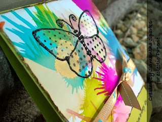 Eclectic Paperie: Alcohol Ink Splatter Technique