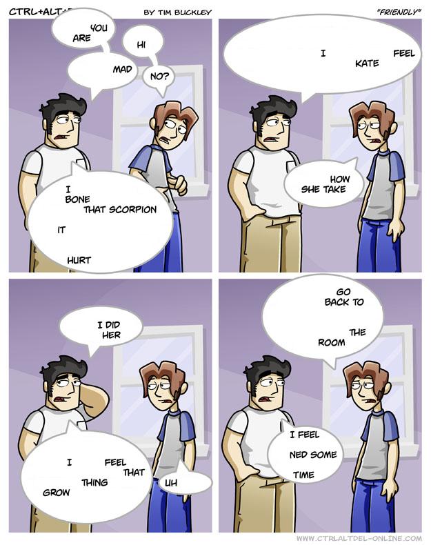 Ctrl Alt Del...with some words omitted : r/comics