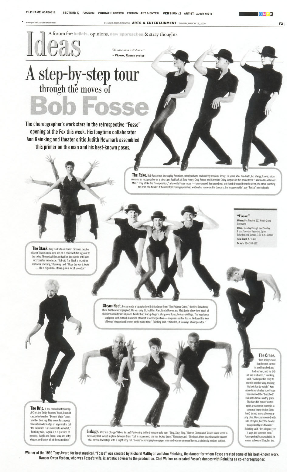 JK's TheatreScene: LEGEND: Bob Fosse