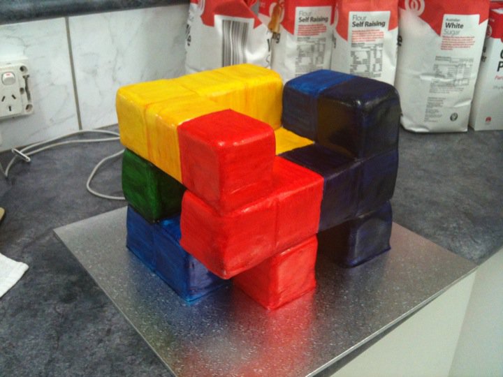 Tropical Snowflake: My 34th Birthday Cake