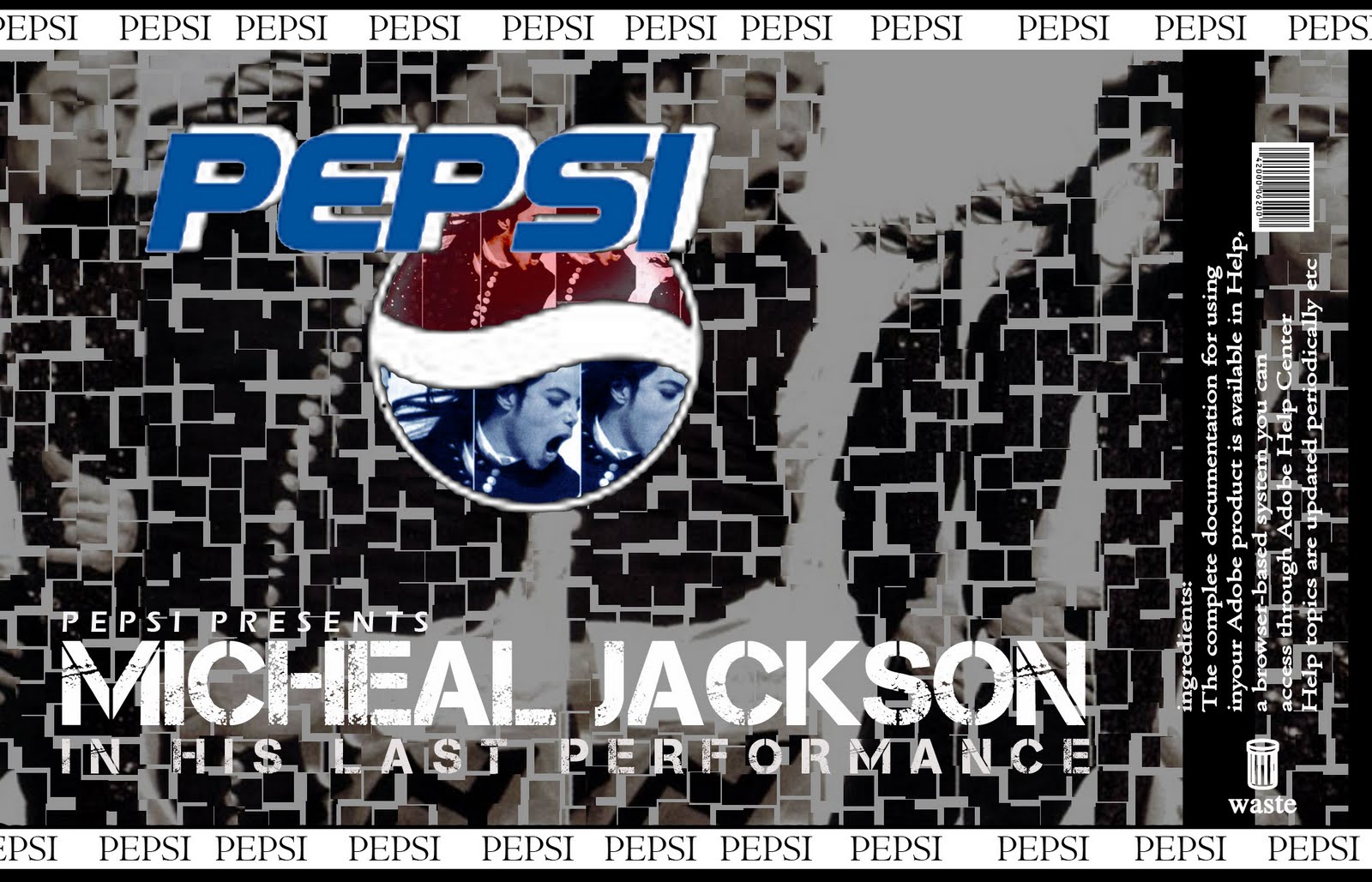 35mm Solutions: Poster of "Michael Jackson" Last Concert Designed by me.