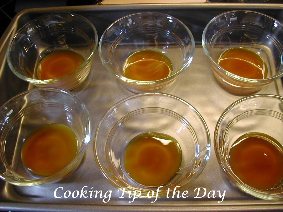 Cooking Tip of the Day: Recipe: Mini Cream Cheese Flans