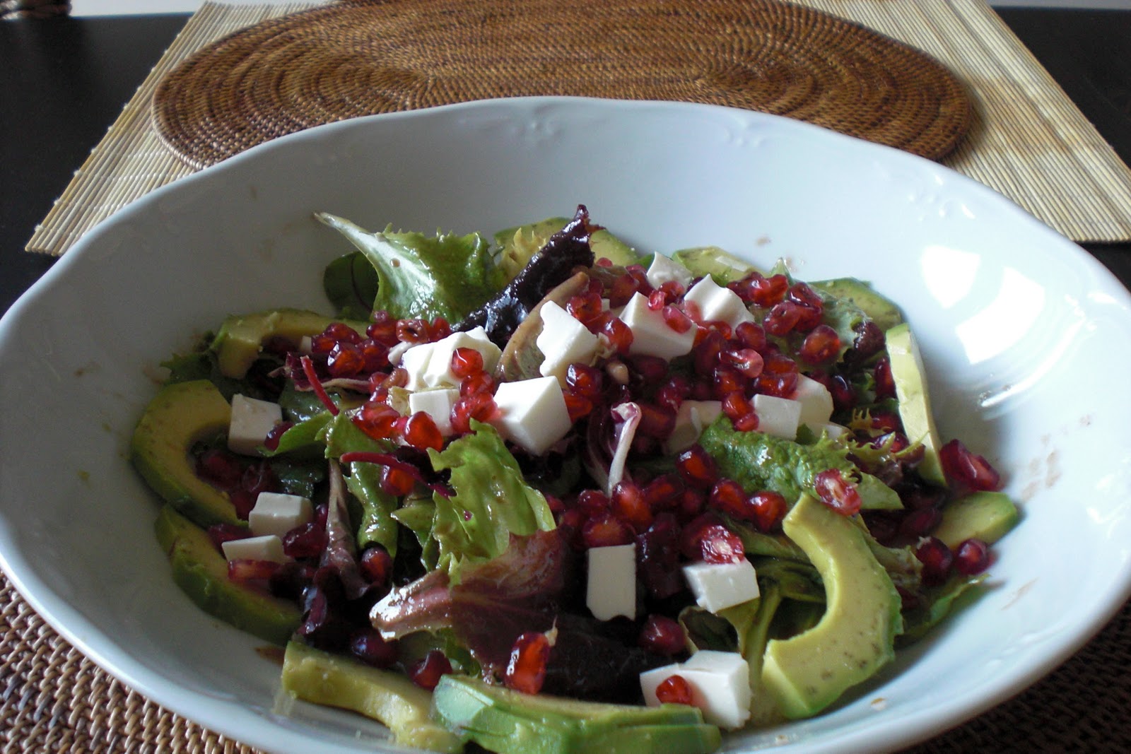 El bloc de la mami: amanida amb magrana