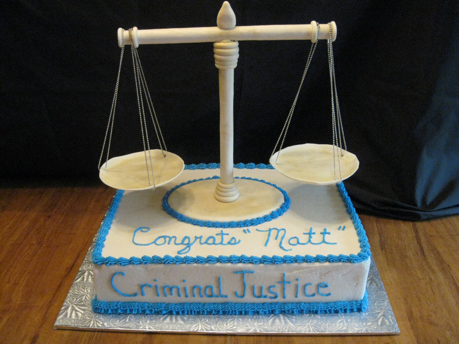 D's Cookie Jar & More: Graduation cake Criminal Justice