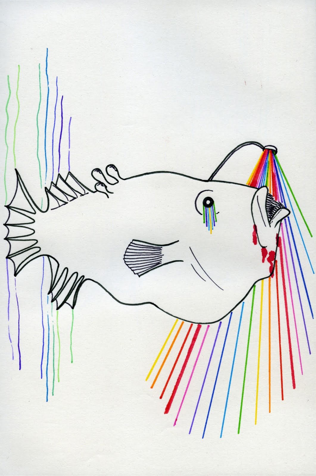 foxtrot and the thickening plot: bleeding deep sea fish