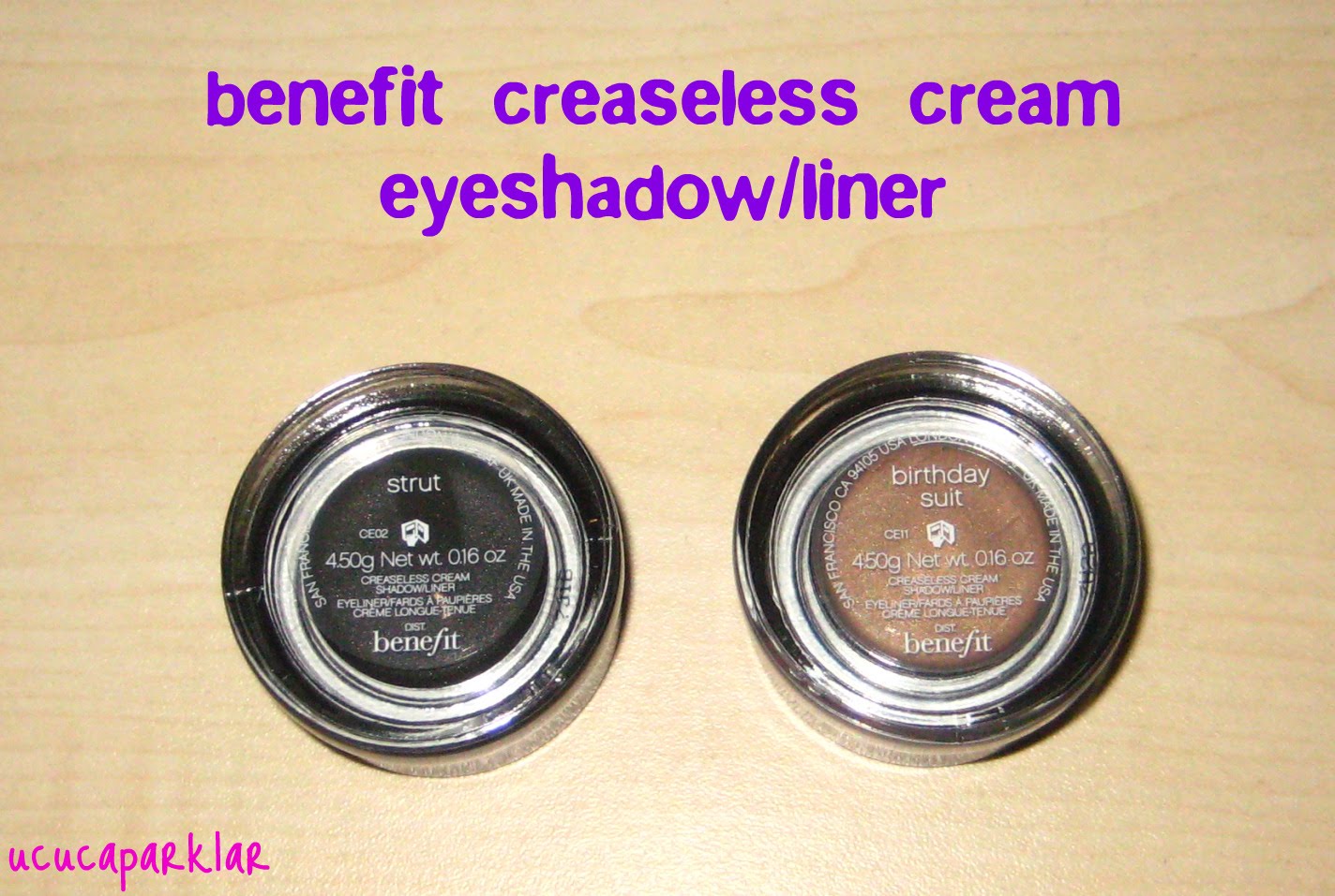 benefit creaseless cream eyeshadow/liners | BOLAHENK SOKAK