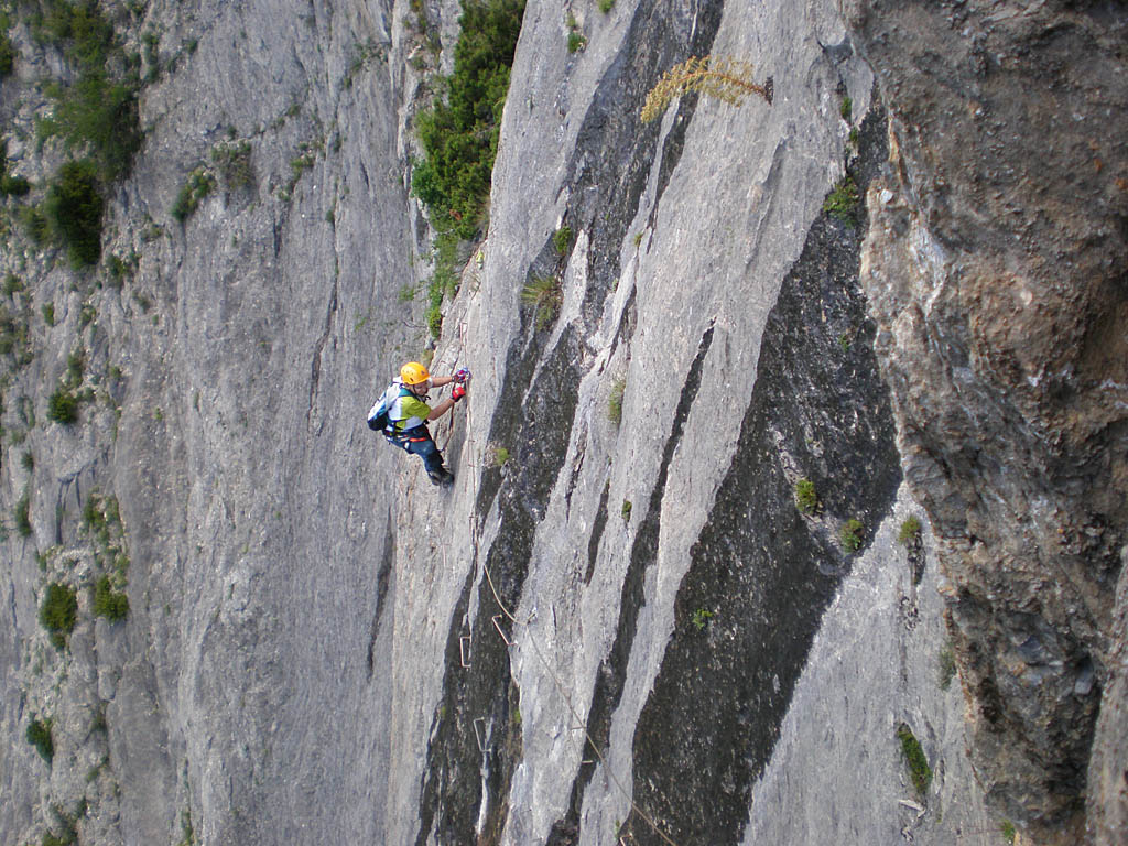 el trul: Vía ferrata de Sacs, en Benasque