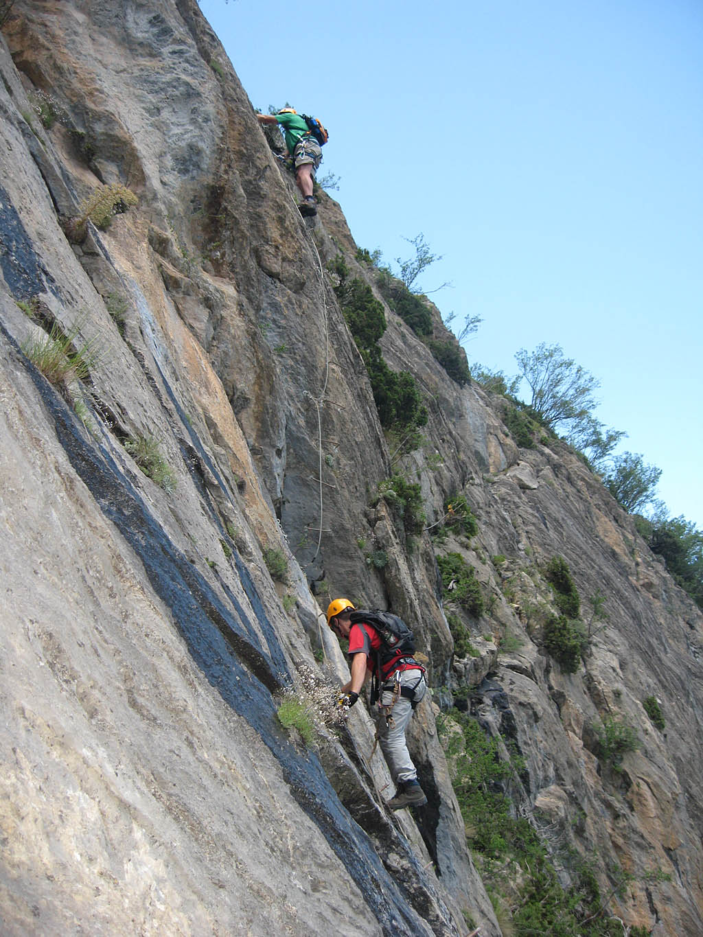 el trul: Vía ferrata de Sacs, en Benasque