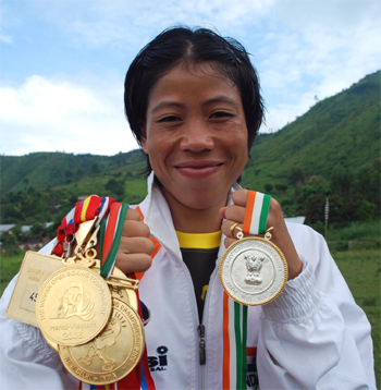 "Magnificent Mary" Women Boxing Champion Mary Kom | Indian Sports Women ...