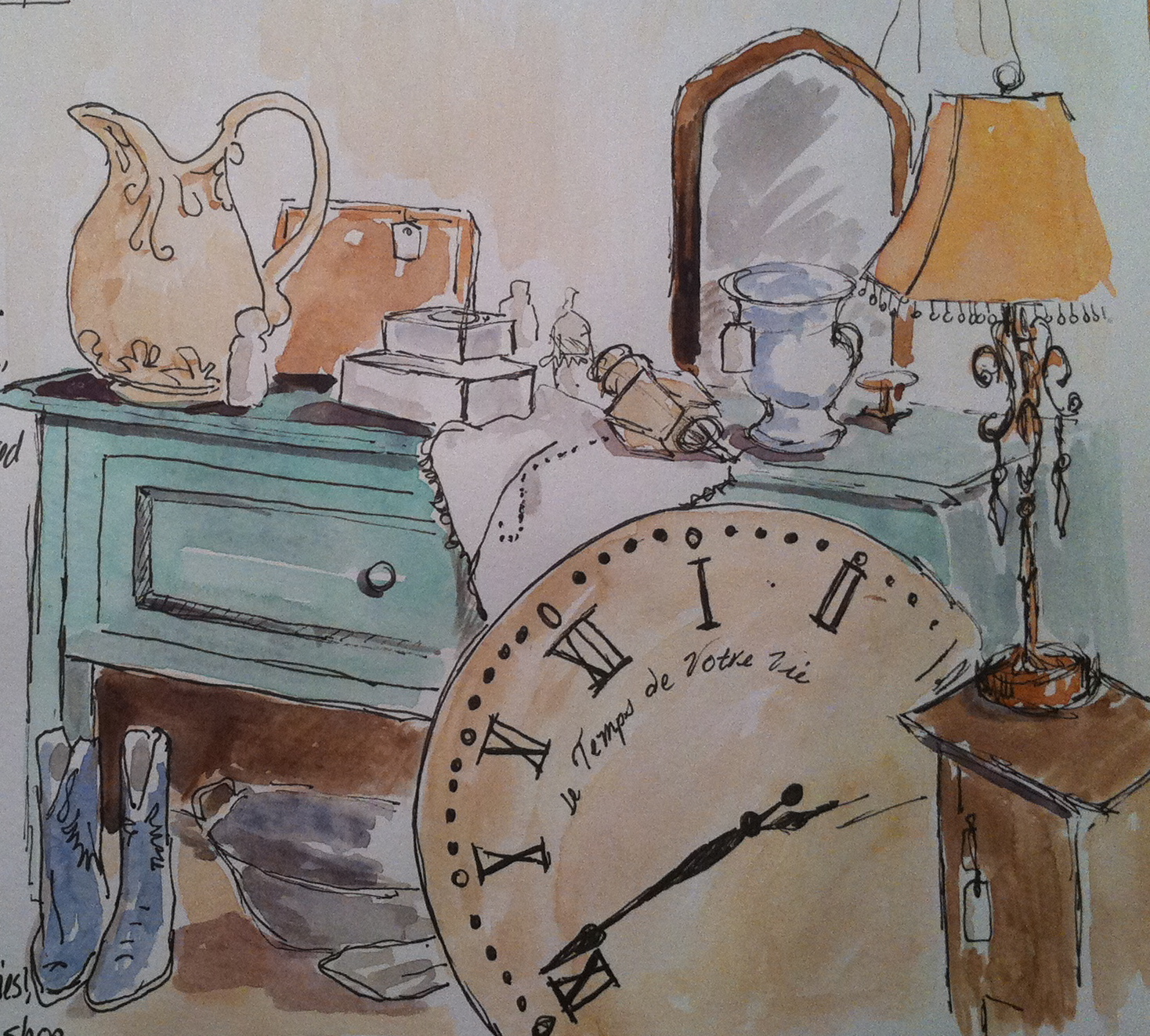 Draw2C: Sketching Old Objects