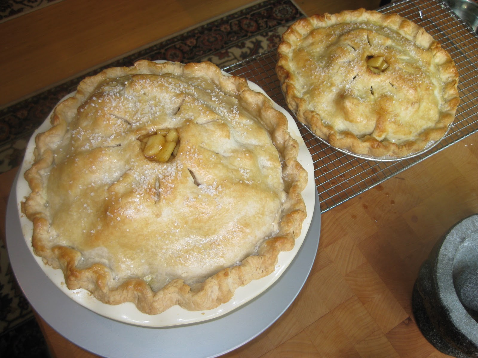 Domesticated Peacock: Pie is good and fun!
