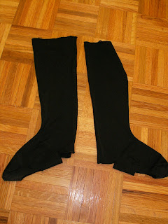 Bingham High Dance Company Costumes: Black Spats
