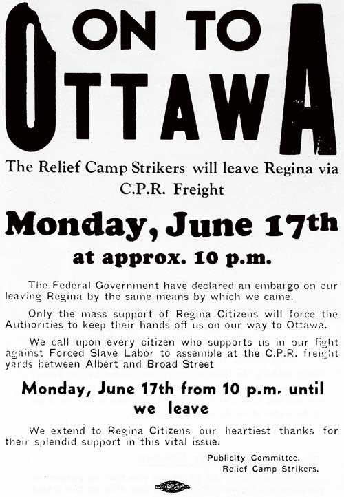Next Year Country: 75th Anniversary of the On-To-Ottawa Trek and Regina ...
