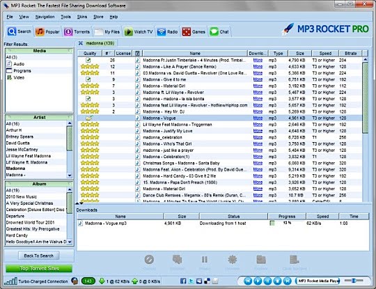 Programas Recientes: Mp3 Rocket Pro Descarga MP3