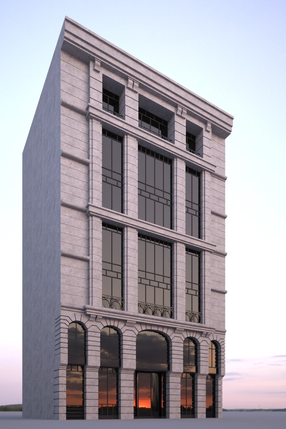OPUS VISUAL: Building Facade Modeling Sample
