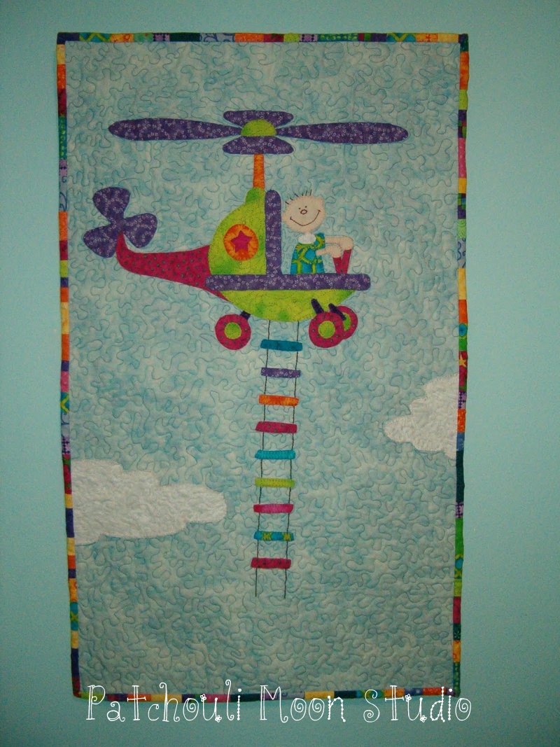Patchouli Moon Studio: Helicopter Quilt