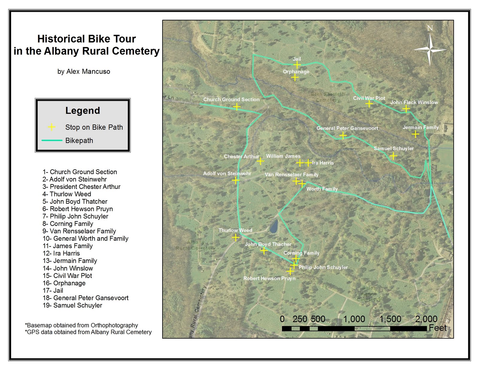 Bike Paths in the Historic Albany Rural Cemetery