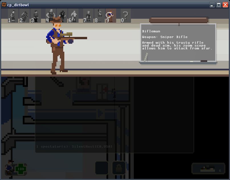 ZIMA BLOG.: ファミコン風2DなTF2「Gang Garrison 2」