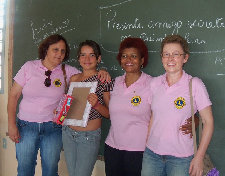 Lions Passo de Torres: Angélica recebeu seu prêmio