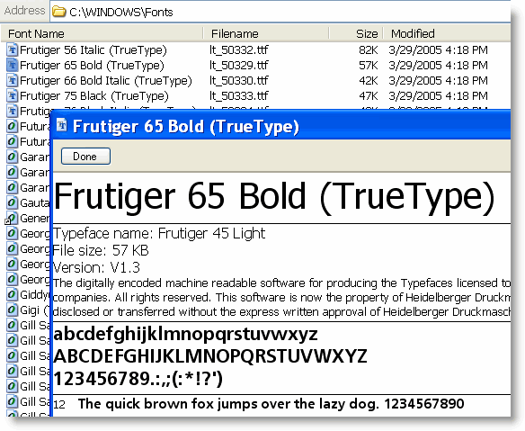 Fonts Not Displaying Or Printing Correctly